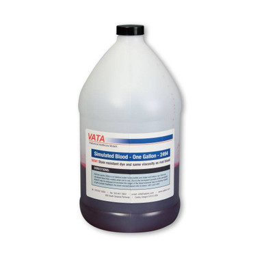 VATA Simulated Blood-Same Viscosity As Real Blood-Stain Resistant- One ...