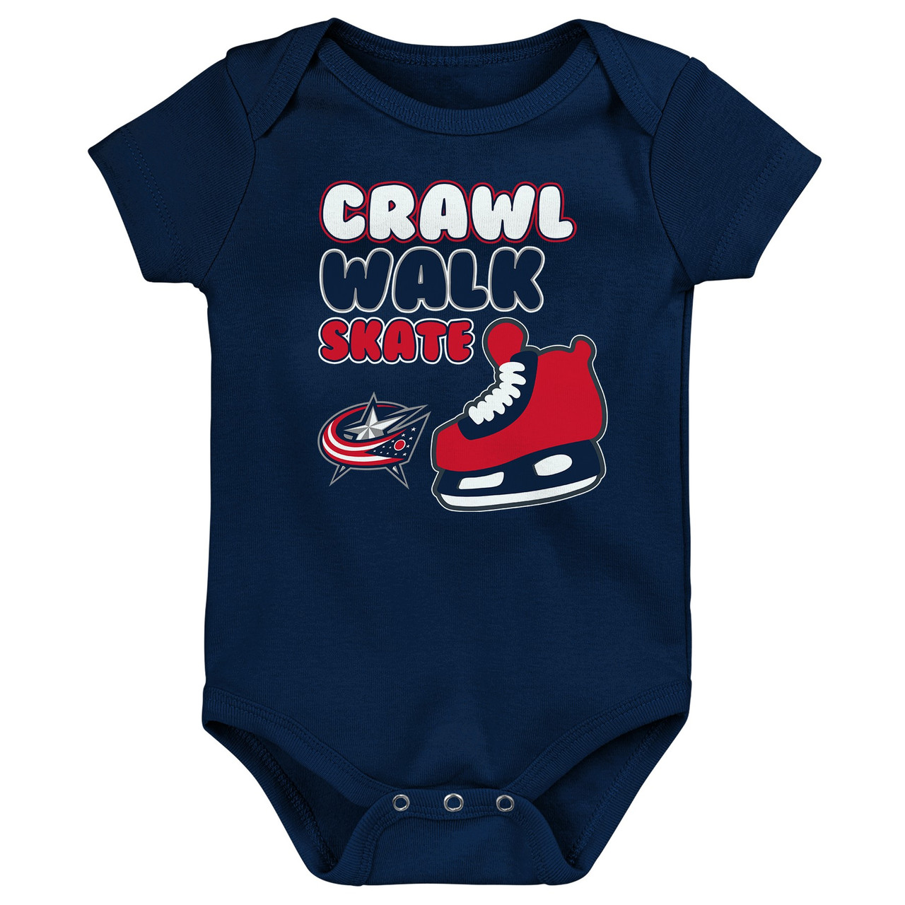 Outerstuff Infant Walk Crawl Skate Onesie - Columbus Sportservice LLC