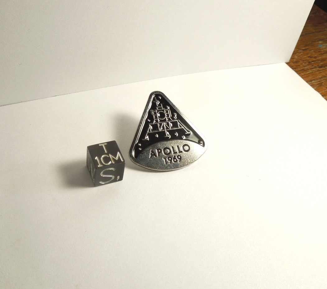 NASA Apollo 11 Command Module, Enamel Lapel Pin - Galactic Stone ...