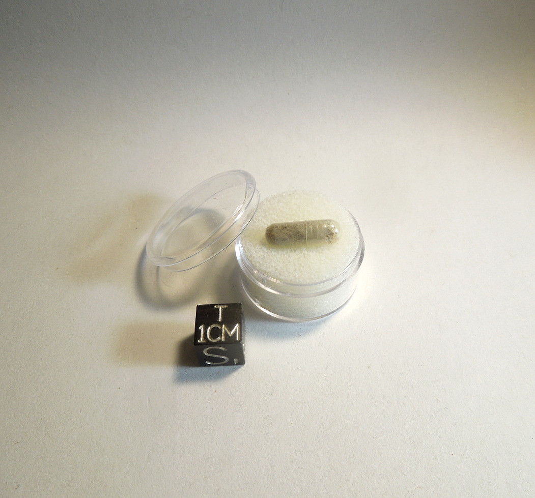 Mount St. Helens Volcano Eruption Display, Ash Sample