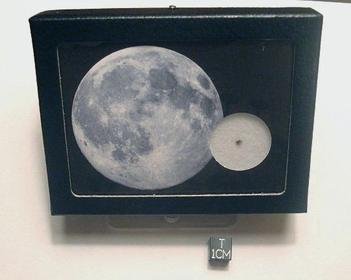 Moon Rock Lunar Meteorite Display