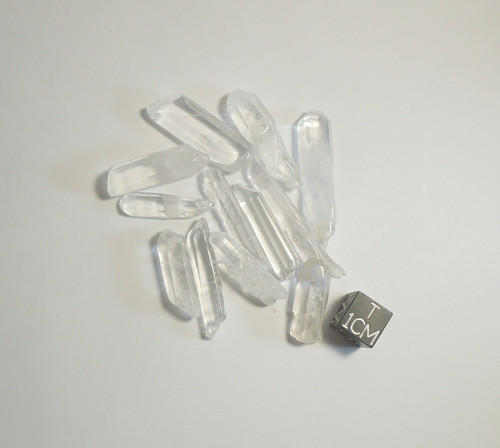 Quartz Water Crystals, Lot of One Dozen Pieces - Galactic Stone & Ironworks