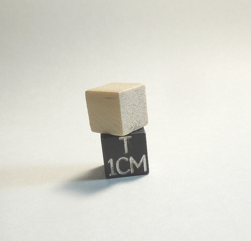 Scale Cube Lot, One Centimeter Wood Cube, 1cm - Galactic Stone & Ironworks