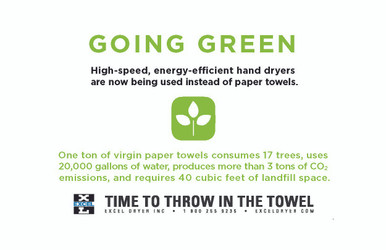 Wall Placard - "Going Green" - XL-676W