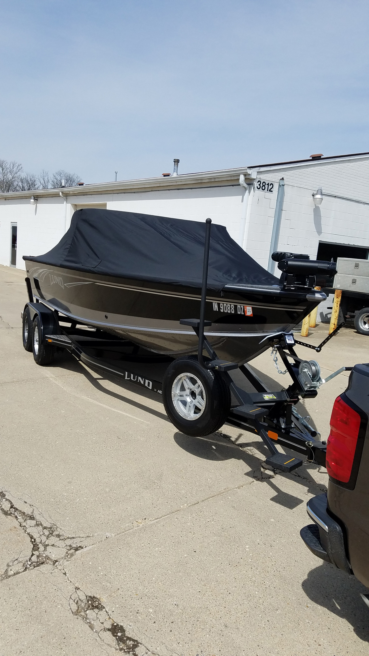 2018 Lund Herritage Trailer - Trick Step Marine Trailer Steps