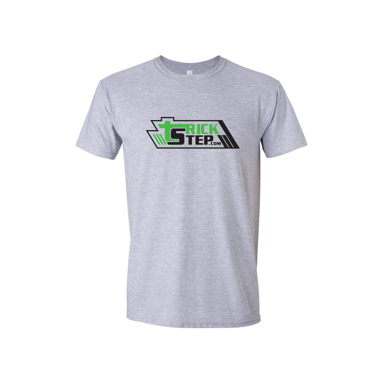 Trick Step T-Shirt - Gray - Trick Step Marine Trailer Steps