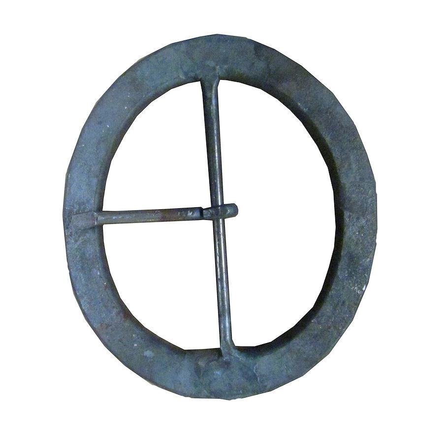 Hand Forged Oval Buckles - Iron Oval Belt Buckle - Oval Belt Buckle
