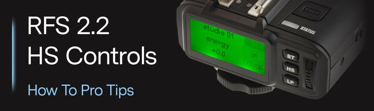 RFS 2.2 Transmitter HS Controls - broncolor US