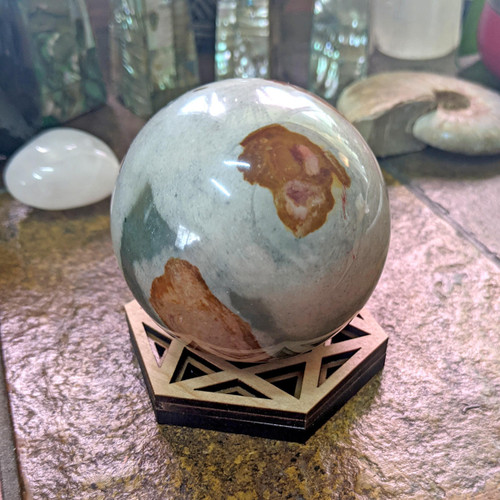 Star Tetrahedron Hexagon Sphere Stand - LaserTrees