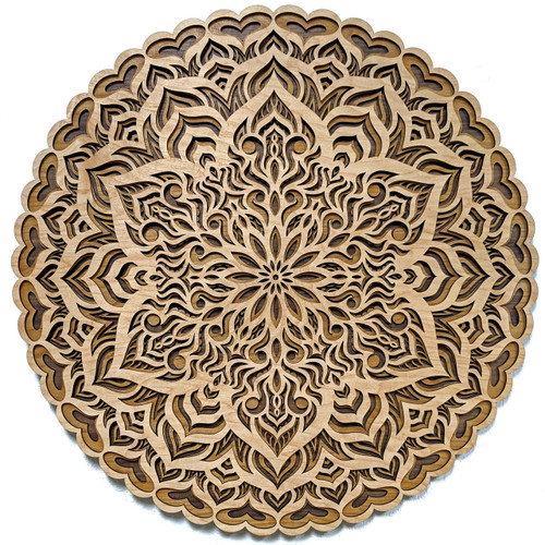 Heart Opening Three Layer Wall Art - LaserTrees