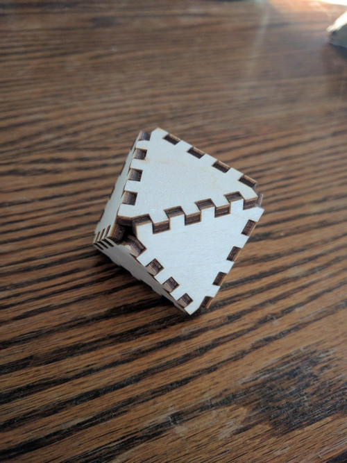 DIY 3D Octahedron Model Kit - LaserTrees