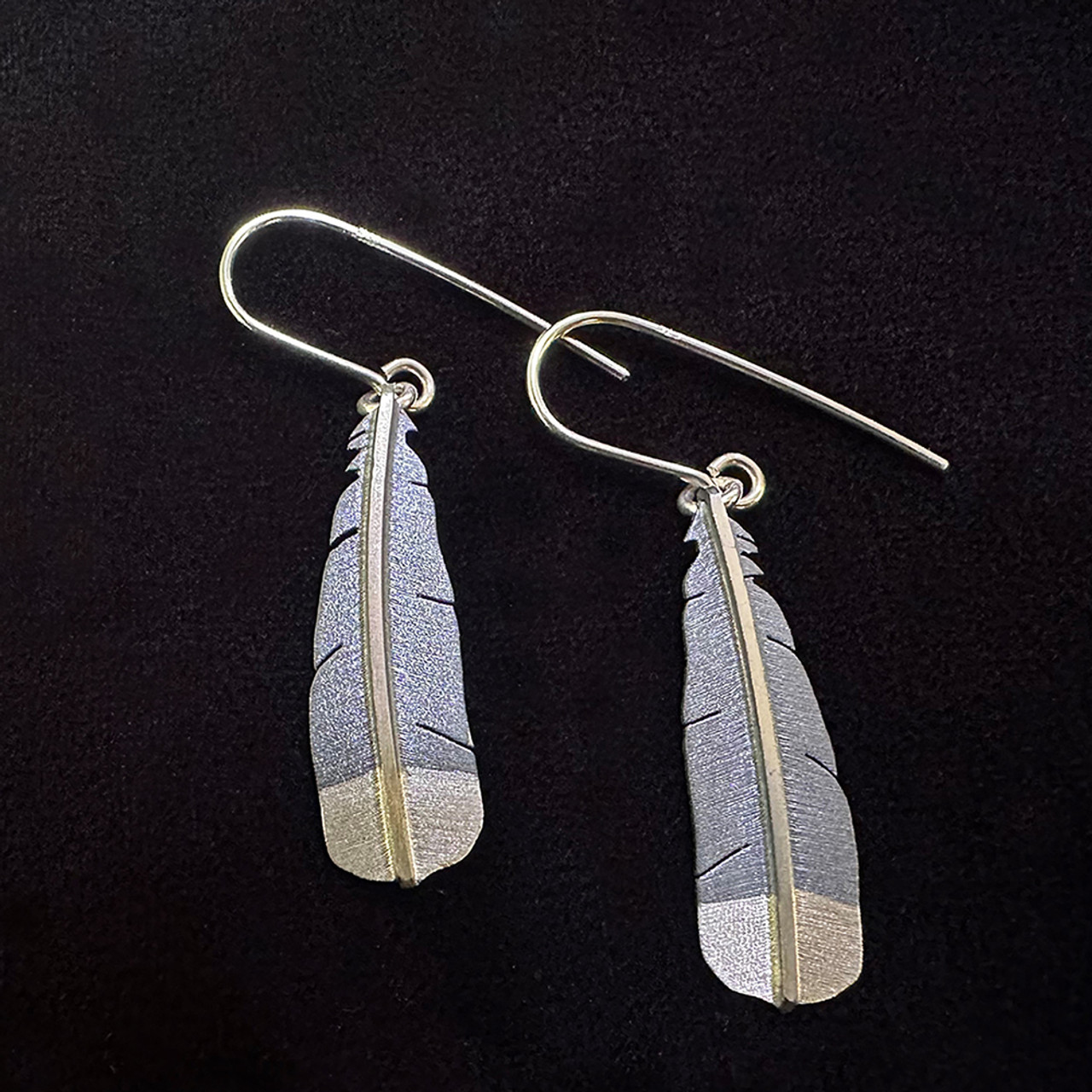 Huia Feather Earring Aratoi Wairarapa Museum Of Art And History