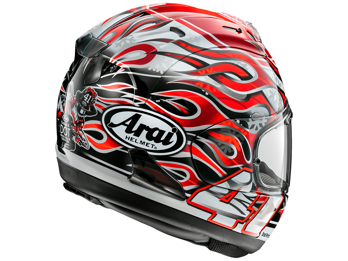 Arai Corsair-X Haga GP Helmet Black/Silver/Red