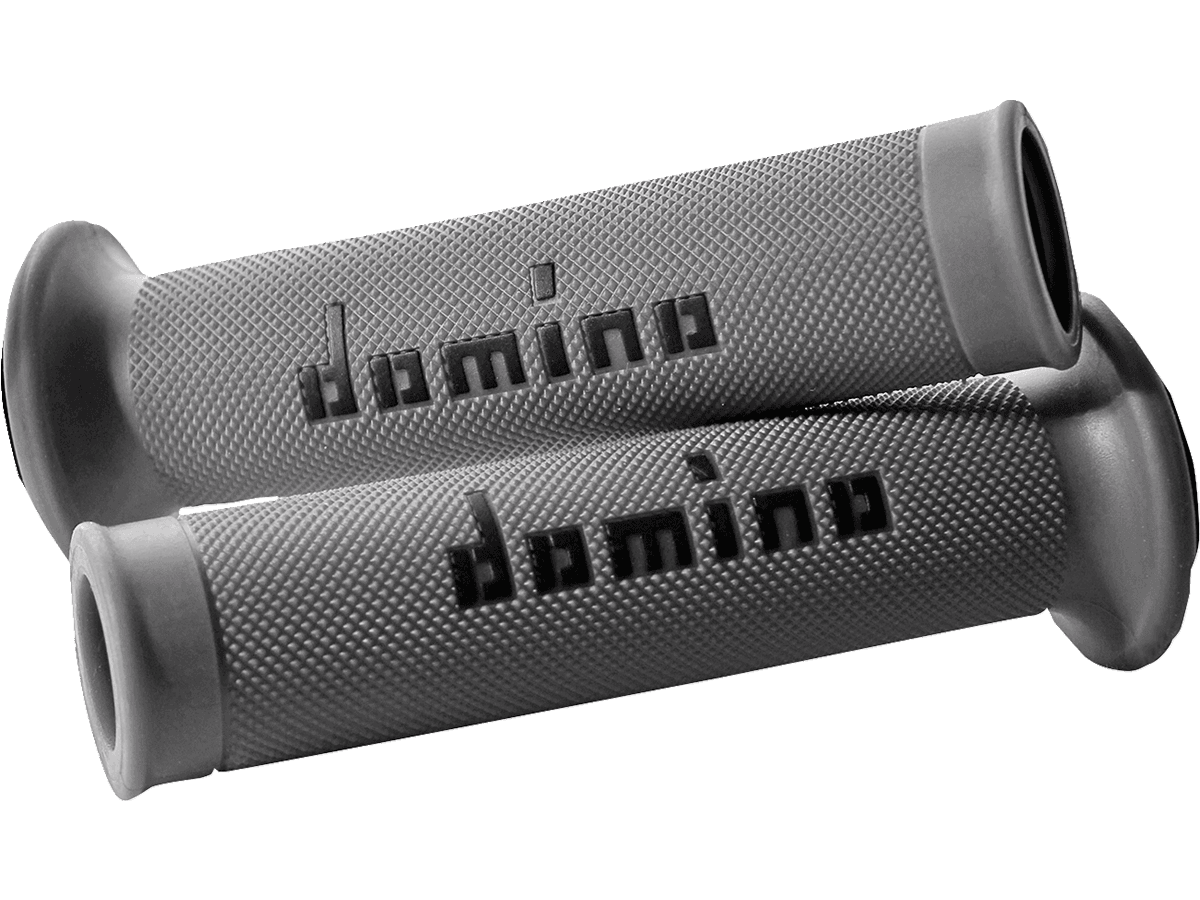 Domino "MotoGP" Sportbike Grips (Gray/Black) (Open) - MOTO-D Racing