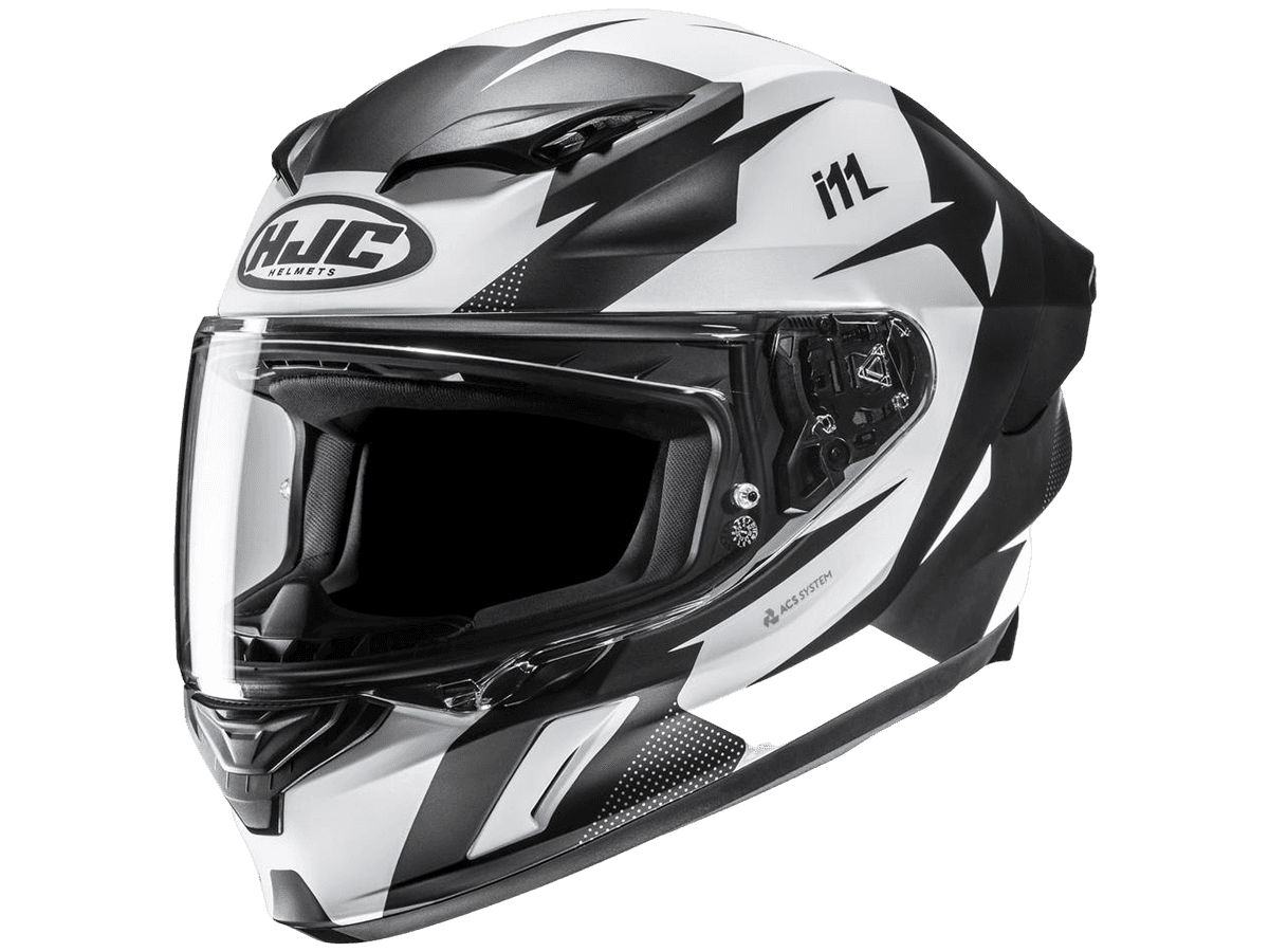 HJC Motorcycle Helmets | i11 Helmet Instant MC105F Black/White : MOTO-D ...