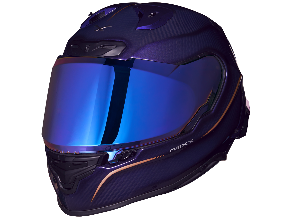 Nexx Motorcycle Helmets | X.R3R Hagibis Purple Carbon: MOTO-D Racing