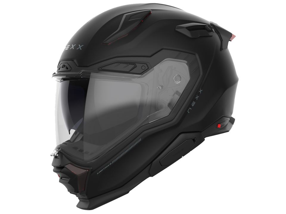 Nexx X.WST3 Motorcycle Helmet Matte Black: MOTO-D Racing