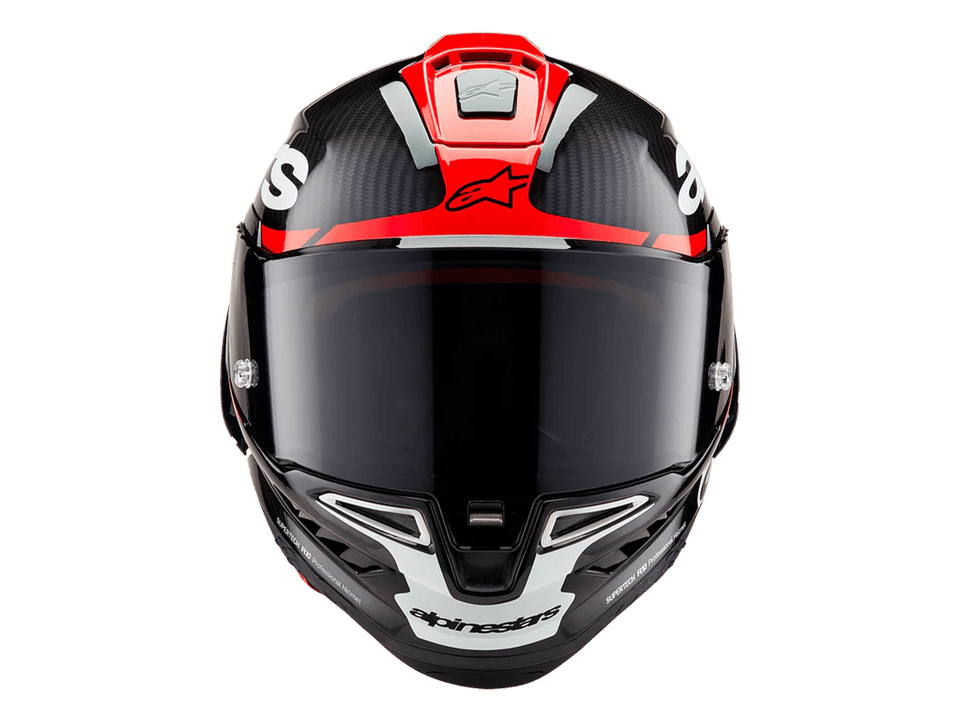 Alpinestars Supertech R10 Element Helmet Carbon / Red / White: MOTO-D ...