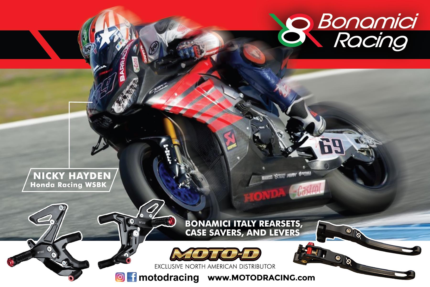 Bonamici Racing's Factory in Italy makes the Best Rearsets and Folding ...