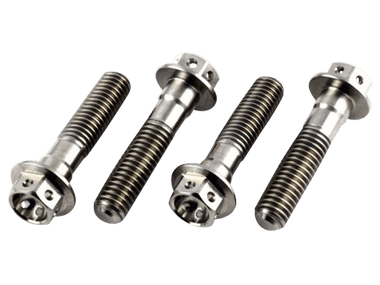 Titanium Race Drilled Hex Front Axle Motorcycle Pinch Bolts M8x45 ...