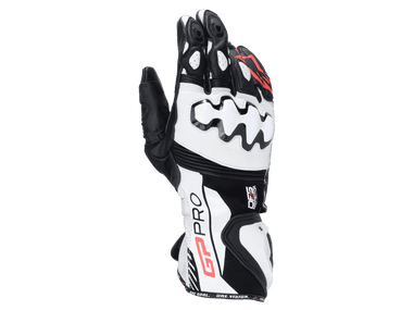 Alpinestars GP Pro R4 Gloves (White/Black): MOTO-D Racing