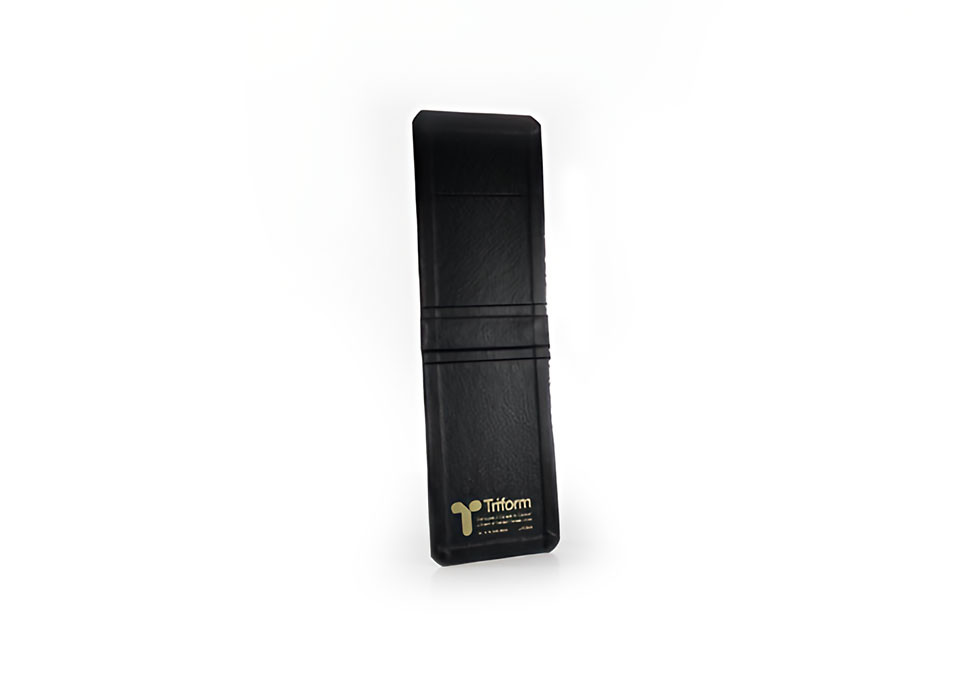LFC24A Notebook Leather Cloth Carrying Case, Black