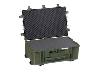 Explorer Cases 7630 G Waterproof Case, Military Green With Pre-Cubed Foam