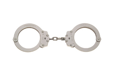 Oversize Chain Link Handcuff, Nickel, Model 702C