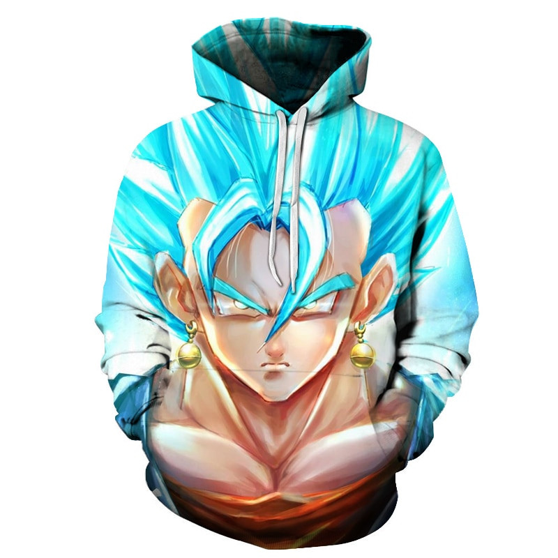 Anime Hoodies Dragon Ball Z Pocket Hooded Sweatshirts Kid Goku 3D ...