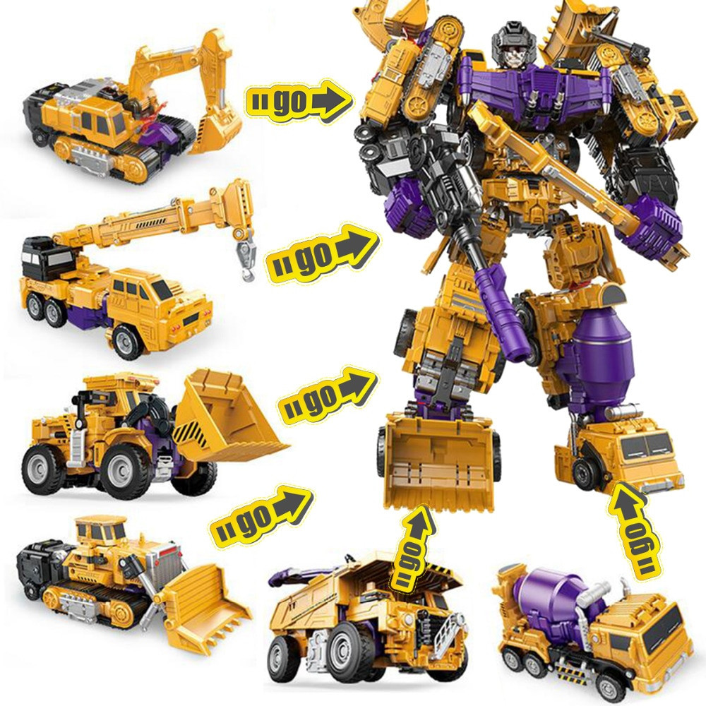 Transformation Robot Cars Kit Diecast Robots Mechanical Truck Toys ...
