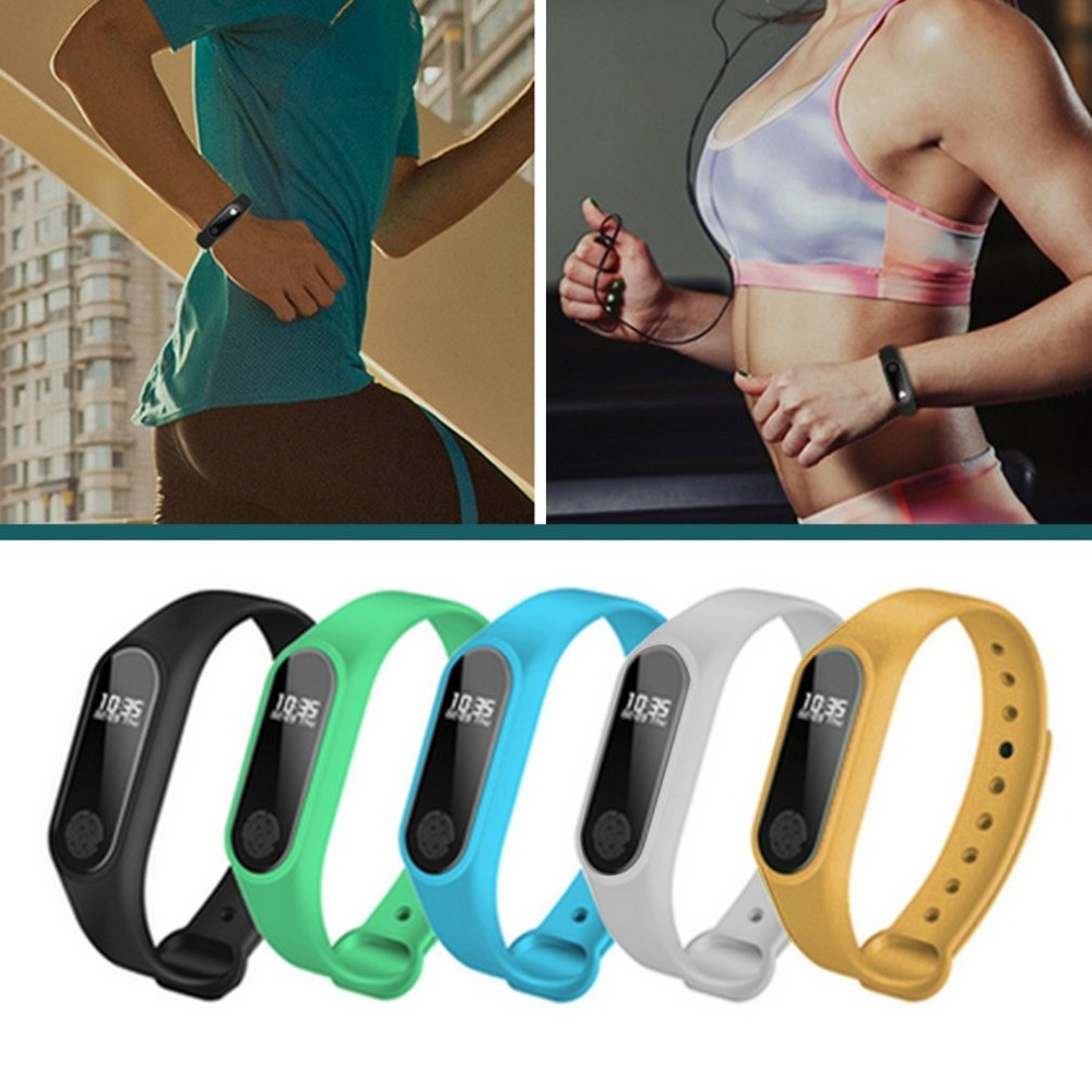 Waterproof Pedometers Bluetooth Running Sport Fitness Wristband Sleep ...