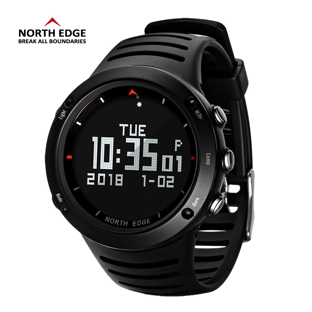 NORTH EDGE Men Sports Watch Altimeter Barometer Compass Thermometer ...