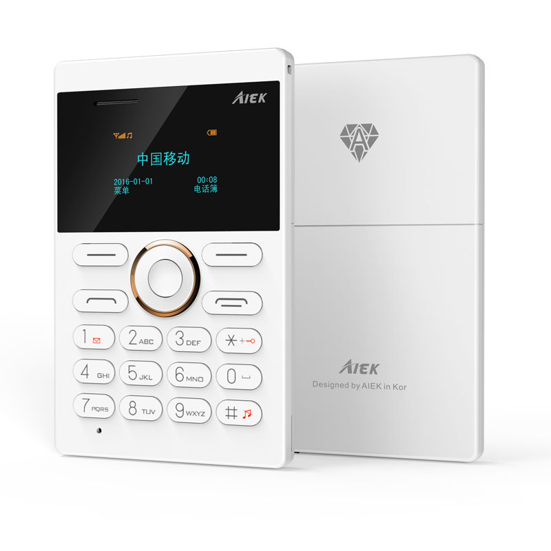 AIEK E1 1 inch Mini Cell Card Phone slim thin phone Student Version ...
