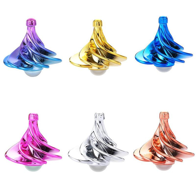 Colorful Decompression Gyro Spinning Top Fingertip Gyro Desk Top Wind ...