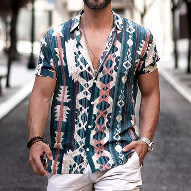 New 2021 Style Men's Luxury Fancy Designer Cotton Shirt - OnshopDeals.Com