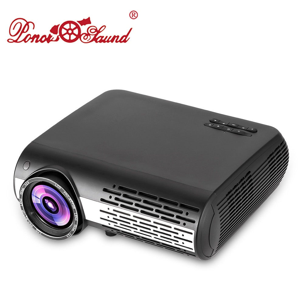 Poner Saund M2 LED Projector Home Beamer FULL HD 1080P 4500 Lumens ...