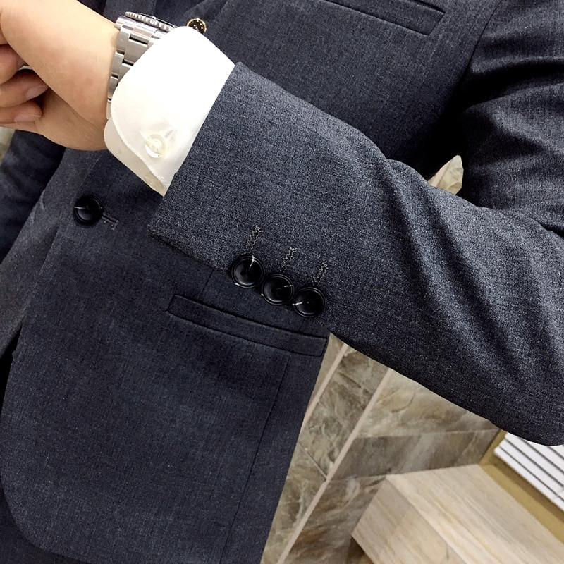 Unique Mens Mandarin Collar Suit Black Chinese Collar Mandarin Style ...