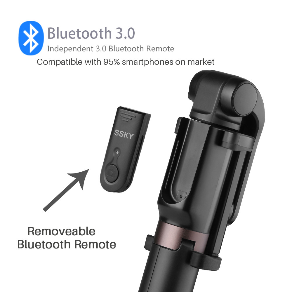Ulanzi 3 in 1 Handheld Mini Tripod Phone Selfie Stick Extendable ...