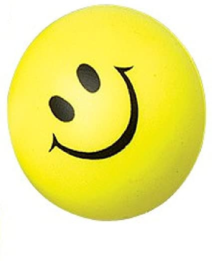 1 Pcs Smiley Soft Balls Cute Funny Yellow Emoji Happy Smiley Face ...