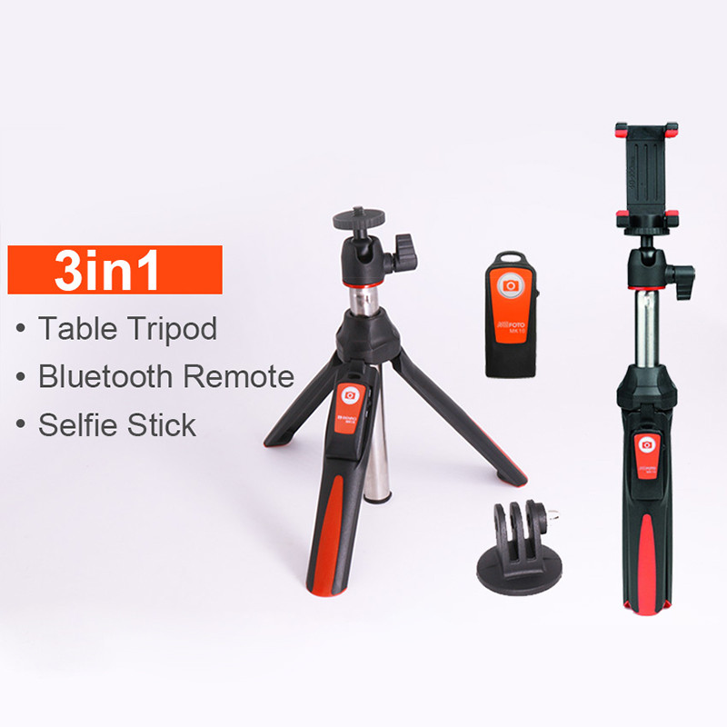 BENRO 33inch Handheld Tripod Selfie Stick 3 in 1 Bluetooth Extendable ...