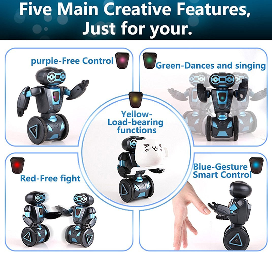 Intelligent Humanoid Robotic Remote Control Robot, Smart Self Balancing ...