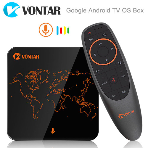 2018 VONTAR V1 Google Voice Control Smart TV BOX Android 7.1 Amlogic ...