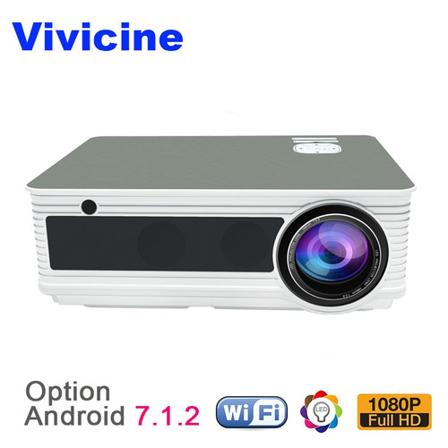 VIVICINE Full HD Projector,5500Lumens,Android 7.1 WiFi Bluetooth ...