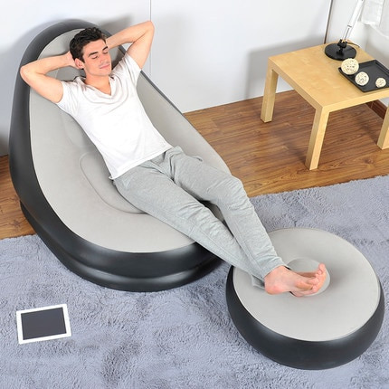 sofa with stool one set living room furniture modern beanbag sofa set ...