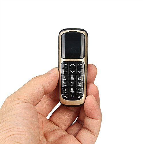 MAFAM Quad Band Bluetooth Dialer Mini Mobile Phone 0.66 Inch Single SIM ...