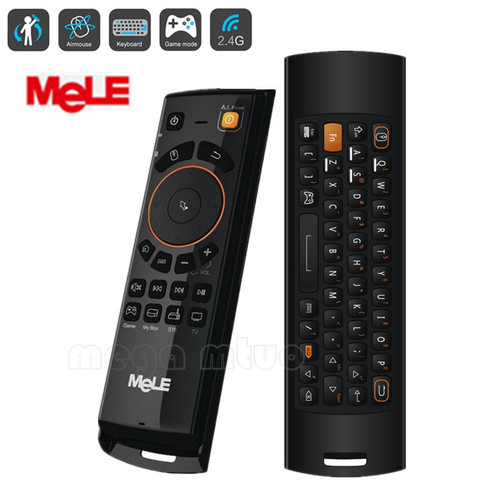 2.4GHz Fly Air Mouse Mele F10 Deluxe Wireless Keyboard Remote Control ...