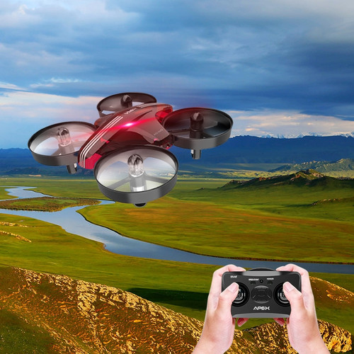 Apex Mini Drone RC helicopter Quadcopter dron with headless Mode 2.4G ...