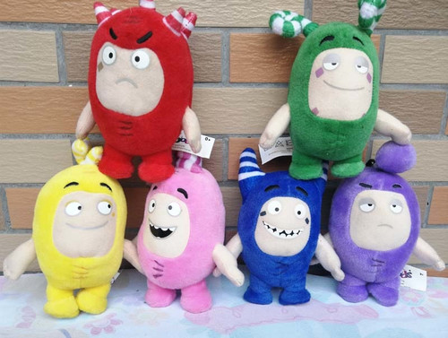 Oddbods Newt Buuble Pogo Zee Jeff Fuse Slick Plush Dolls Stuffed Toys ...