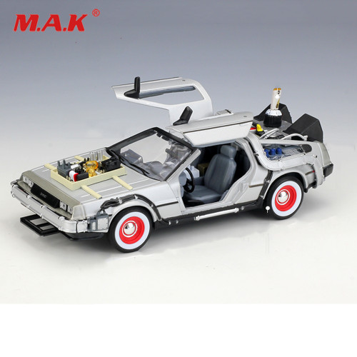 Kids toys WELLY 1:24 Diecast Scale Model Car Movie Back To The Future ...