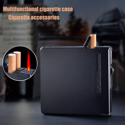 Safe Creative large-capacity multi-function automatic metal cigarette ...